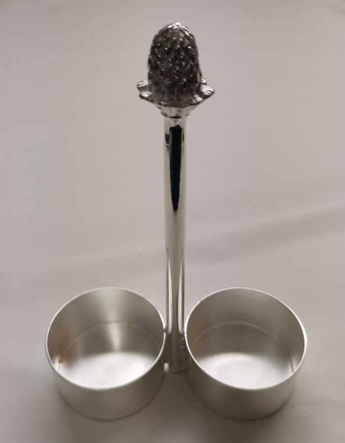 Silver Plated Jam Pot Holder - Two Pots Shown Here
