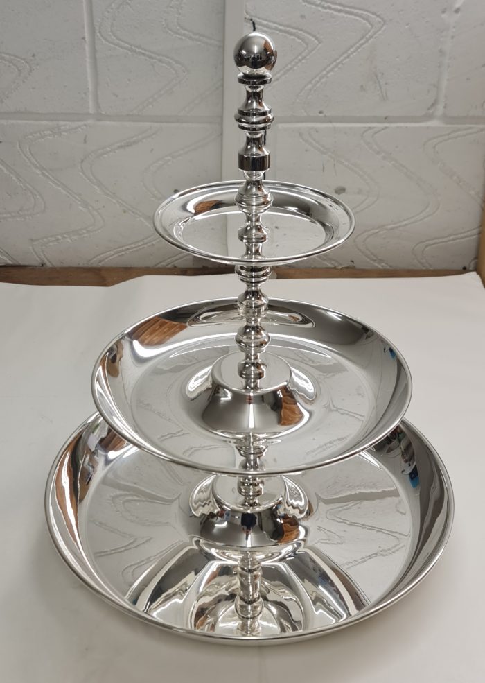 Silver Seafood Stand - Our Silver Plated Three Tier Seafood Stand